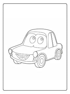 Car Coloring Pages (PDF to Print) - GenColoring